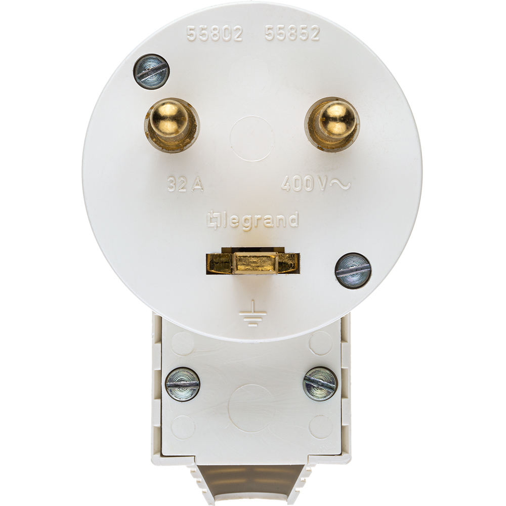 Legrand Quteo Белый Компл Розетка 32А с/з с шт + вилка 32А с боковым ...